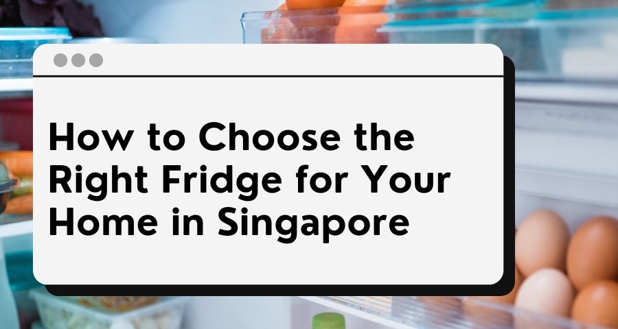 How to Choose the Right Fridge for Your Home in Singapore - The Singaporean