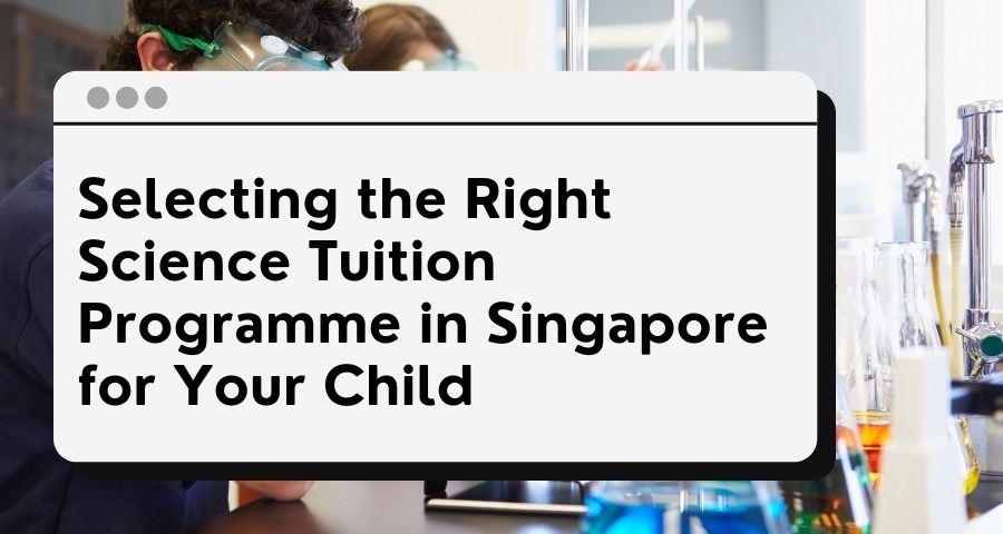 Selecting the Right Science Tuition Programme in Singapore for Your ...